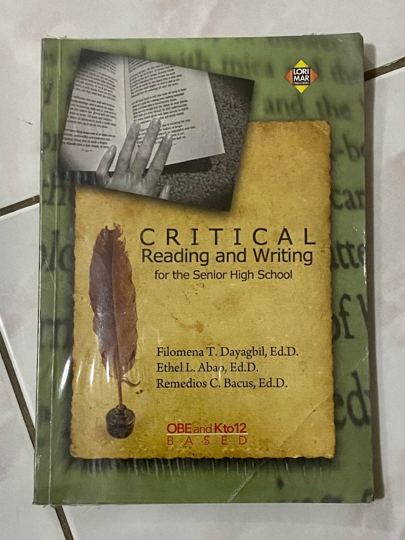 Critical Reading and Writing for the Senior High School on Carousell