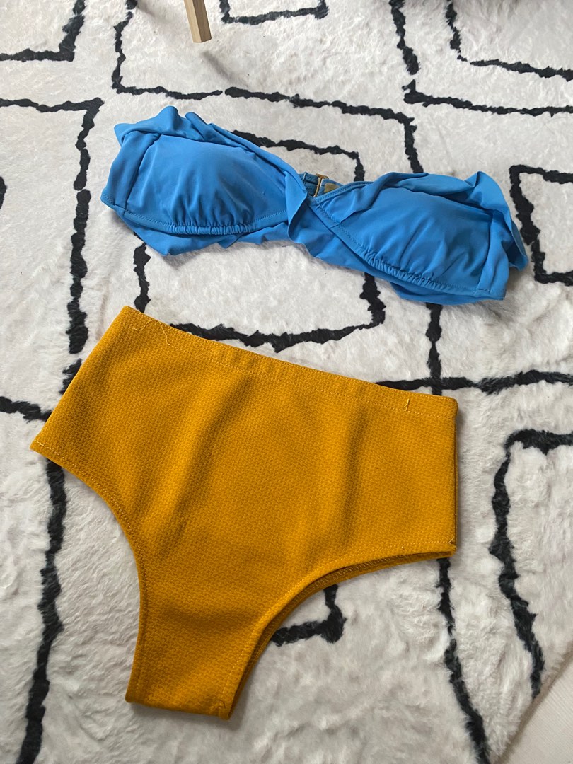 Cute Pastel Top and bottom swimming, Women's Fashion, Swimwear, Bikinis ...