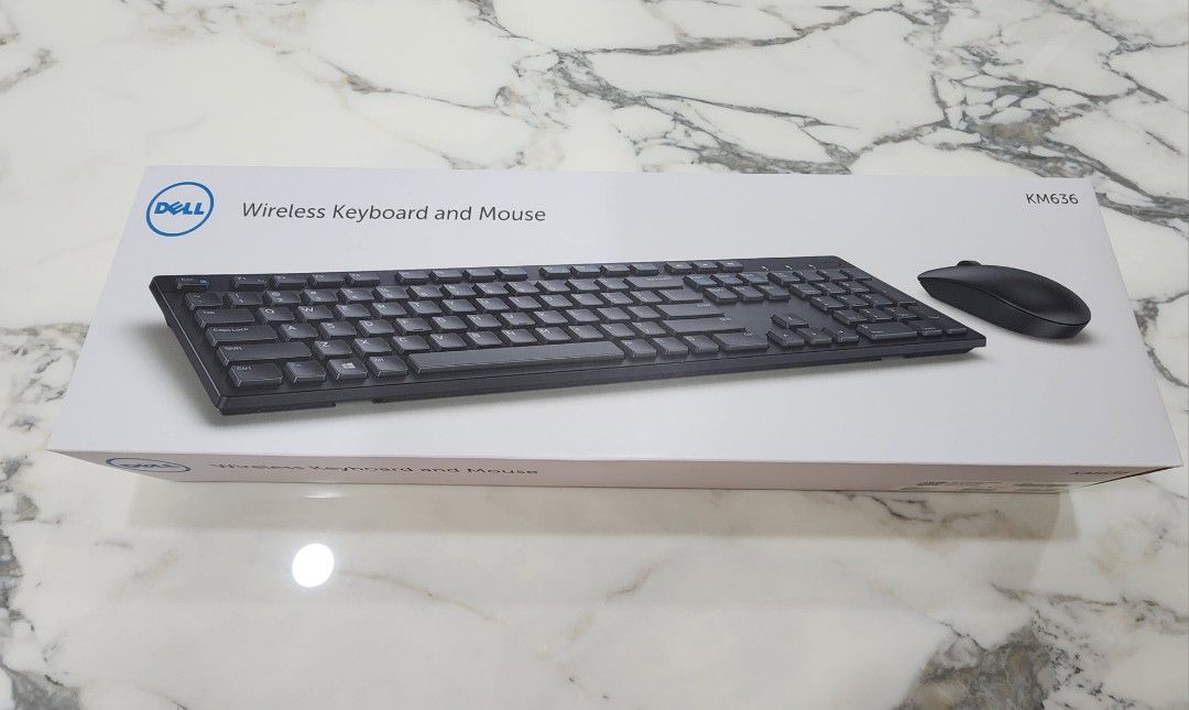 DELL Wireless Keyboard and Mouse KM636, Computers & Tech, Parts ...