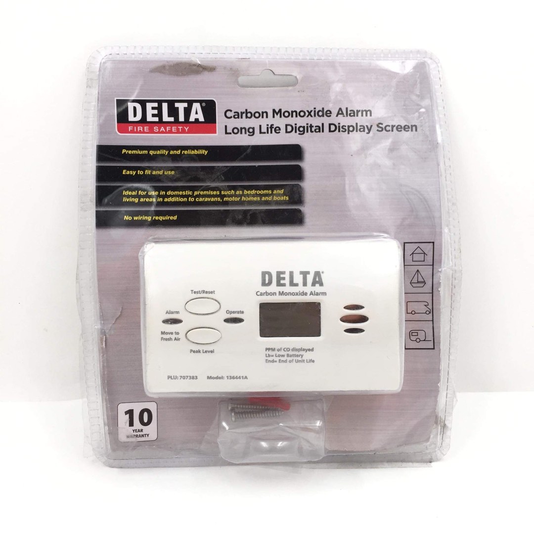 DELTA Fire Safety Carbon Monoxide Alarm, TV & Home Appliances, Other ...