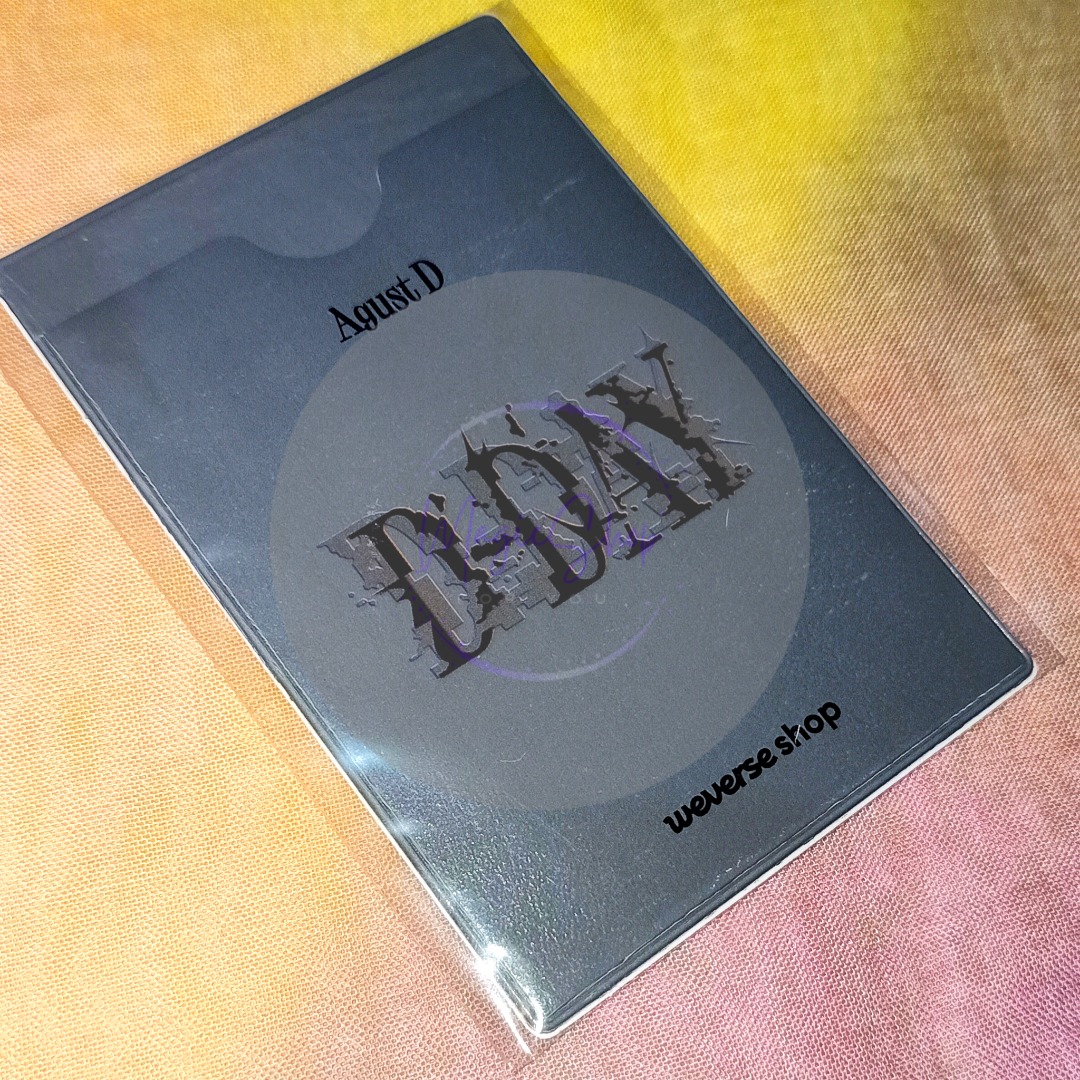 Detachable Card Pocket POB D-DAY Album Agust D on Carousell