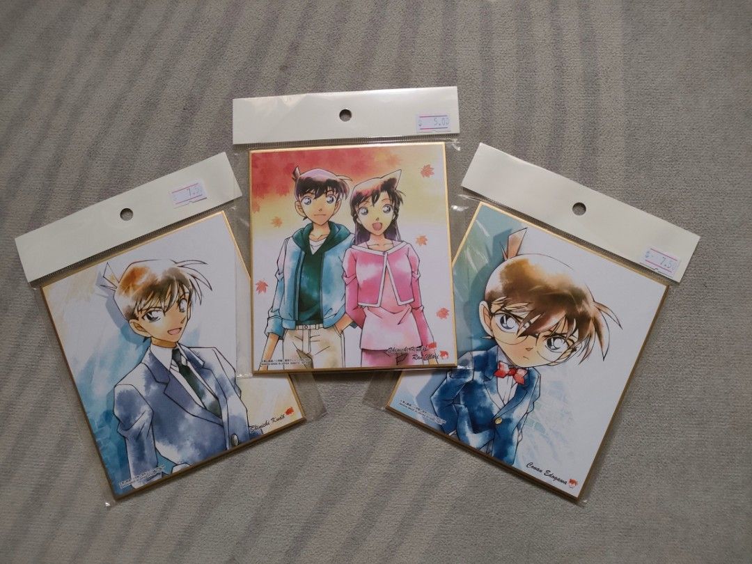 Detective Conan - Shinchi & Ran/ Shinichi/ Conan watercolour artboard ...