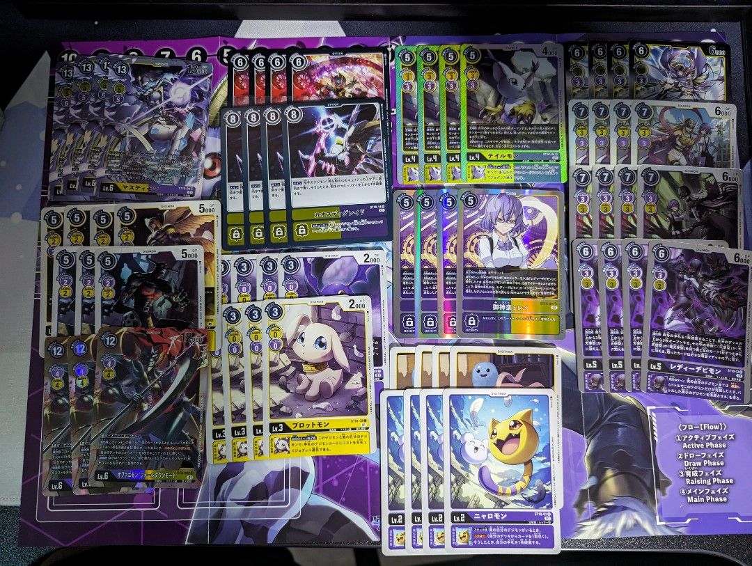 Digimon TCG Mastemon set/deck DTCG, Hobbies & Toys, Toys & Games on Carousell