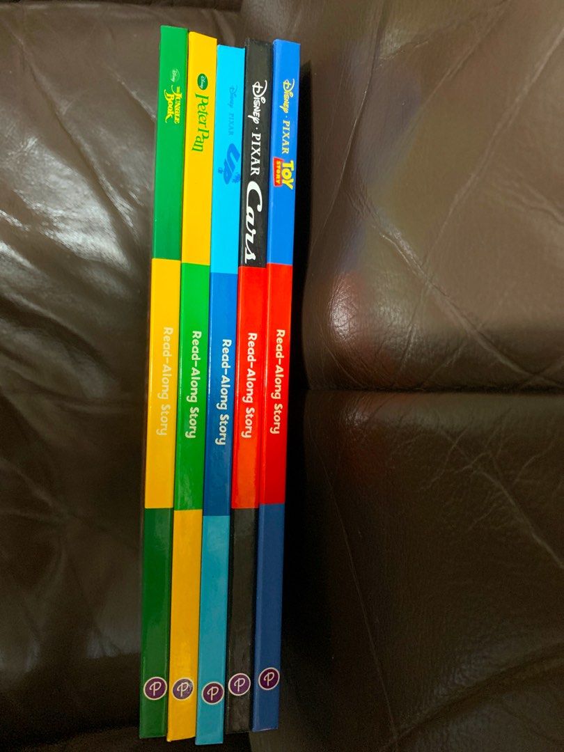Disney Read-Along Story (5 books set ), 興趣及遊戲, 書本 & 文具, 小朋友書 - Carousell