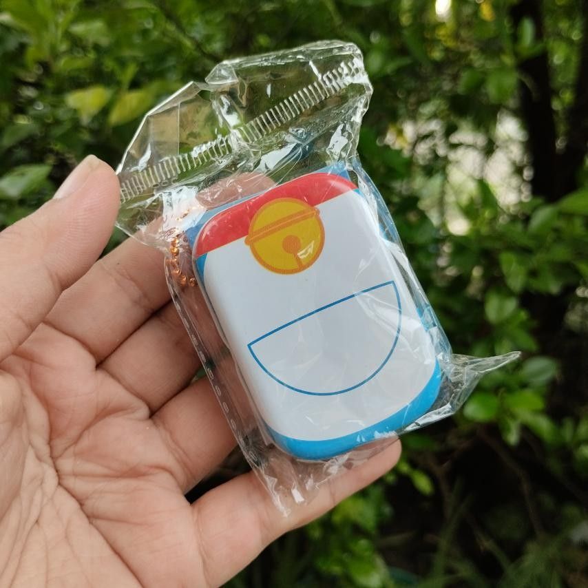 Doraemon Pocket Tin Can Case Keyrings on Carousell