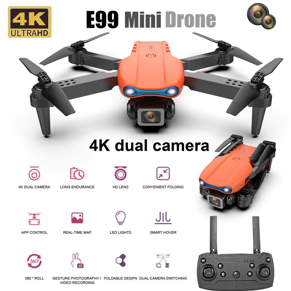 E99 K3 Pro Mini Drone 4K Profesional HD Dual Camera 1080P Obstacle ...