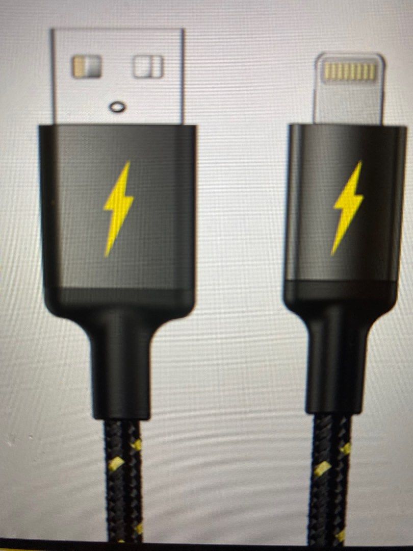 Elon Tech PpwerBolt Apple Lightning cable 20W, Computers & Tech, Parts ...