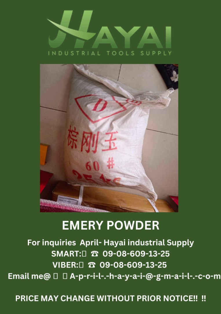 Emery powder, Commercial & Industrial, Construction Tools & Equipment ...