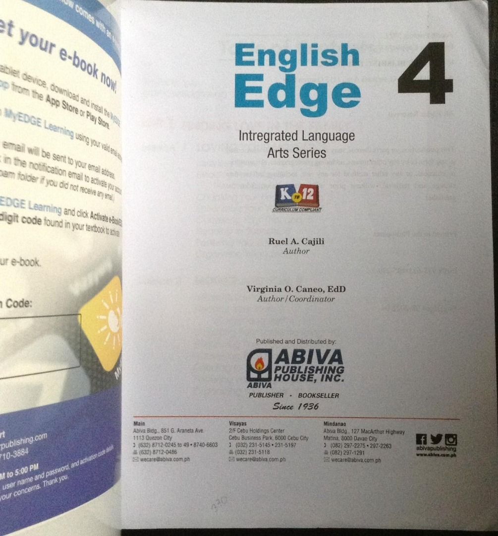 English Edge 4, Hobbies & Toys, Books & Magazines, Textbooks on Carousell