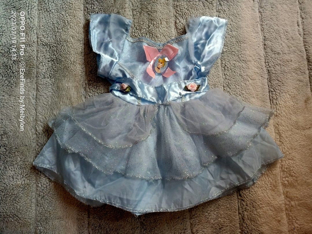 EZEFINDS Princess Cinderella Milestone Dress Costume 12-18months on ...