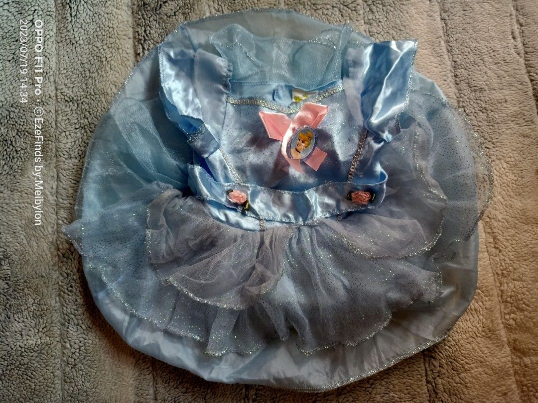EZEFINDS Princess Cinderella Milestone Dress Costume 12-18months on ...