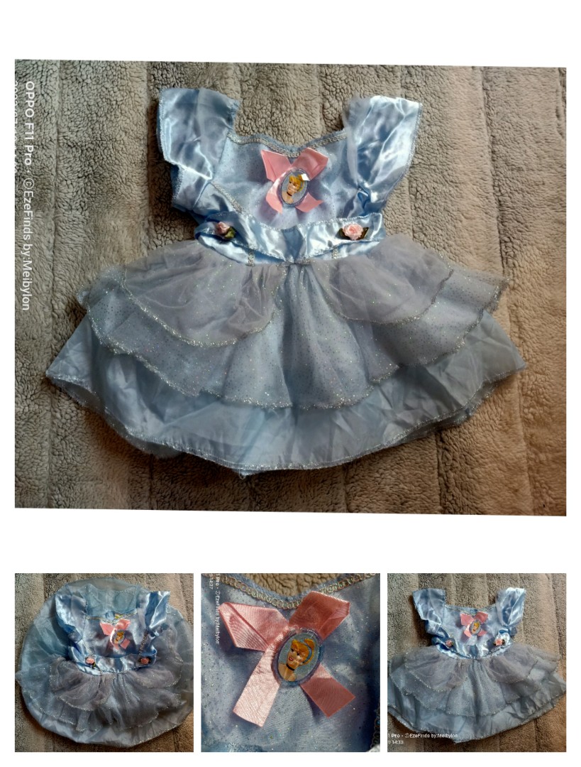 EZEFINDS Princess Cinderella Milestone Dress Costume 12-18months on ...