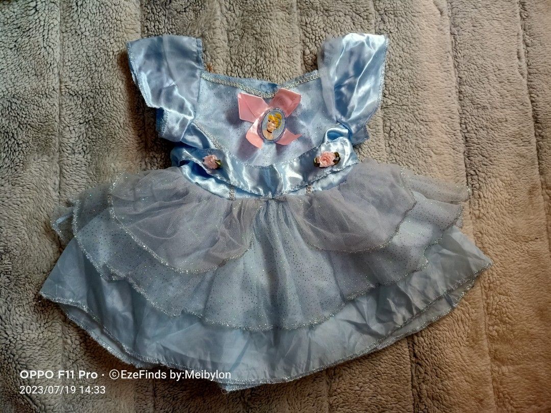 EZEFINDS Princess Cinderella Milestone Dress Costume 12-18months on ...