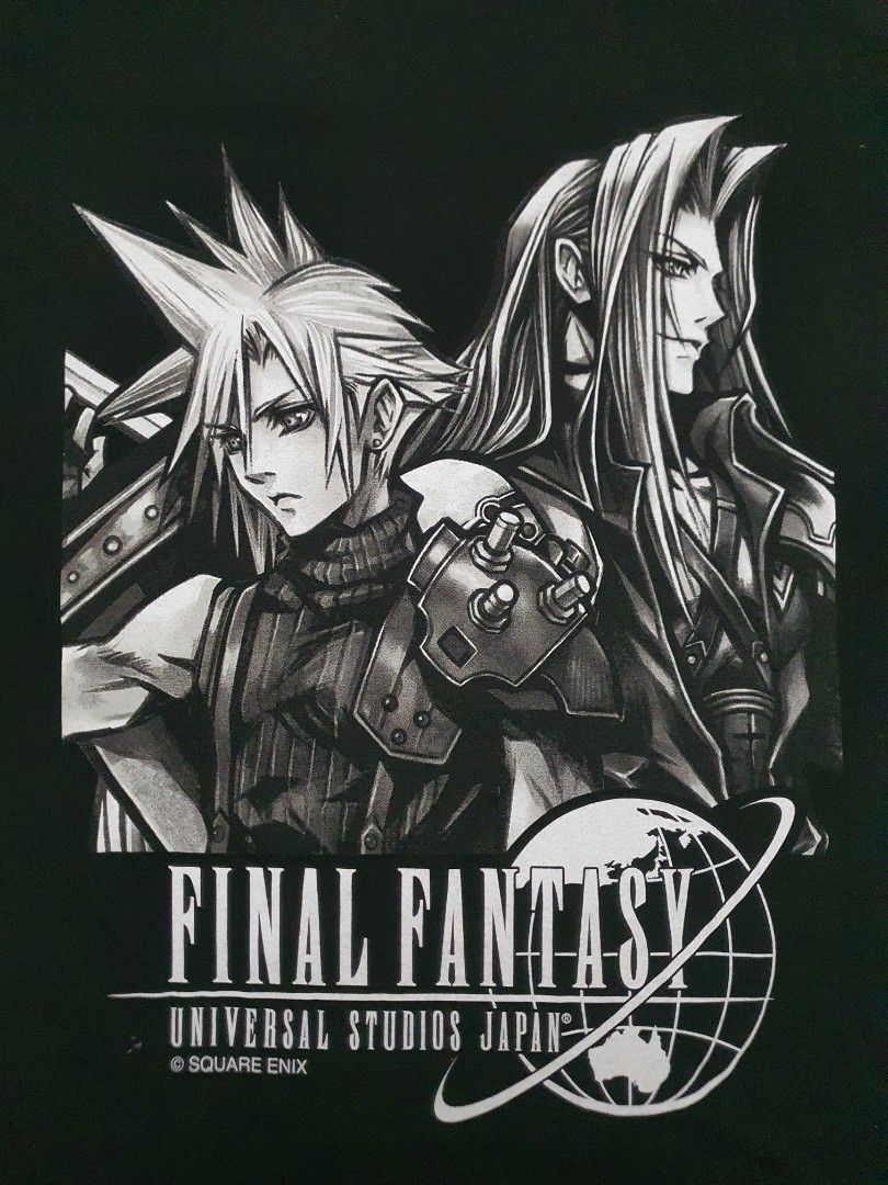Final Fantasy VII x Universal Studios Japan shirt, Men's Fashion, Tops ...