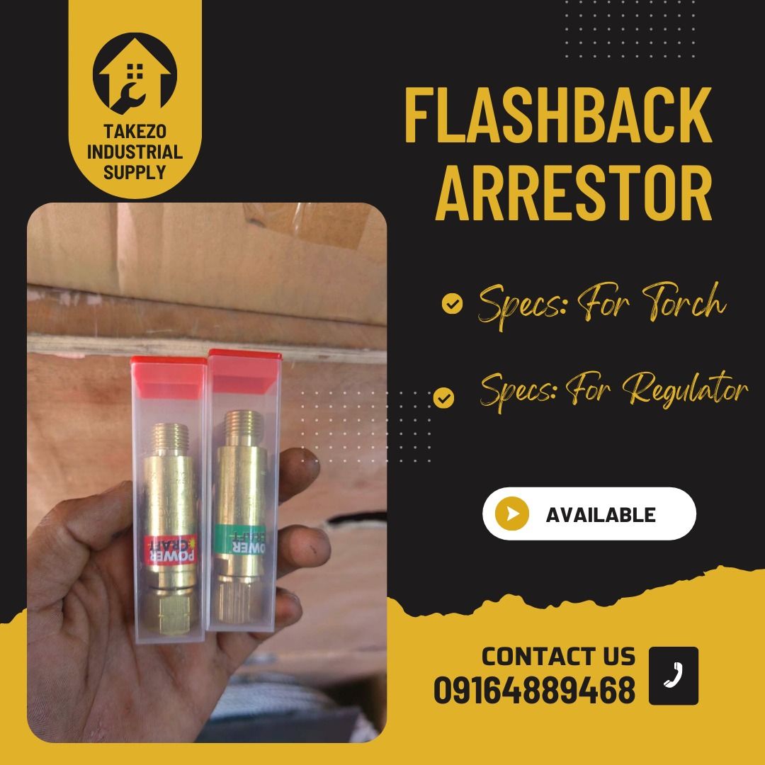 FLASHBACK ARRESTOR, Commercial & Industrial, Industrial Equipment on ...