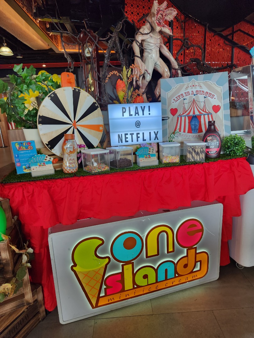 FREE Flow Ice Cream Live Station. Unlimited servings of Waffle, Egglet ...