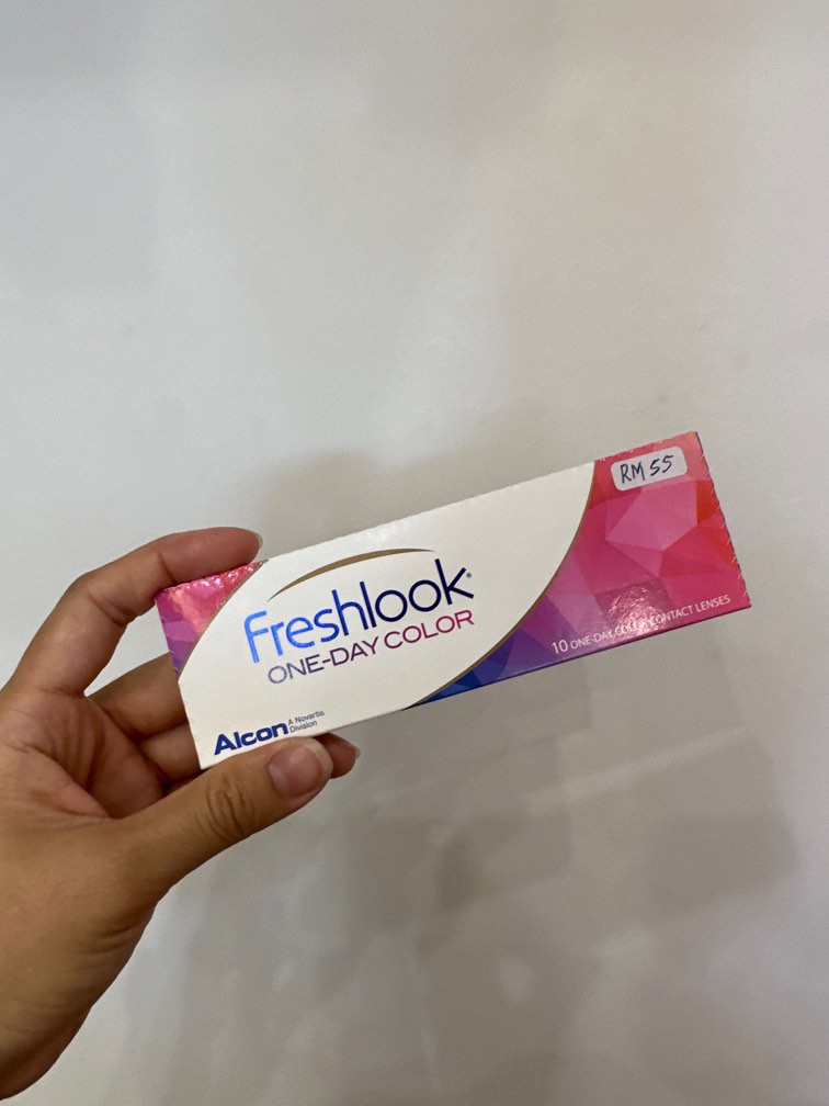 Freshlook Daily Grey Contact Lens No Power, Beauty & Personal Care ...