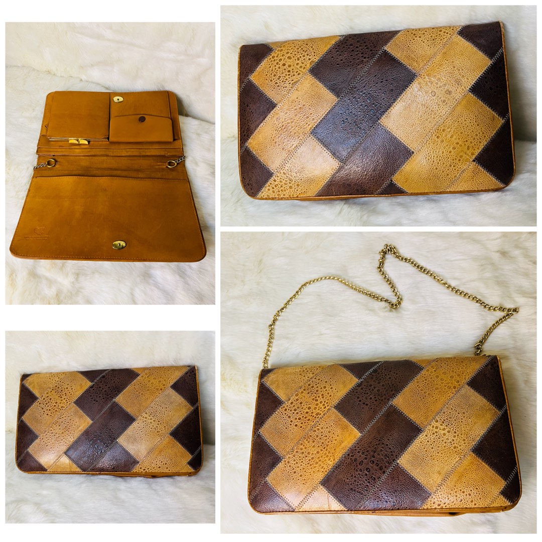 Frog Skin Genuine Leather, Men's Fashion, Bags, Sling Bags on Carousell