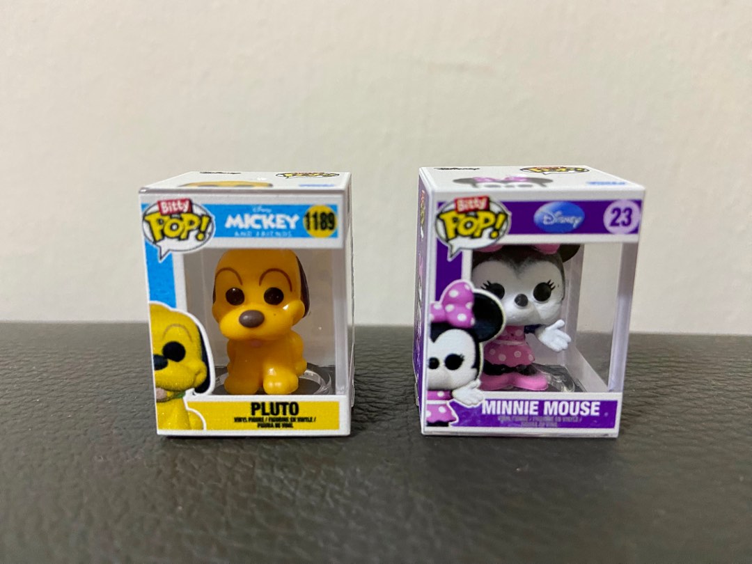 Funko Bitty Pop (Pluto and Minnie)-Trading, Hobbies & Toys, Toys ...