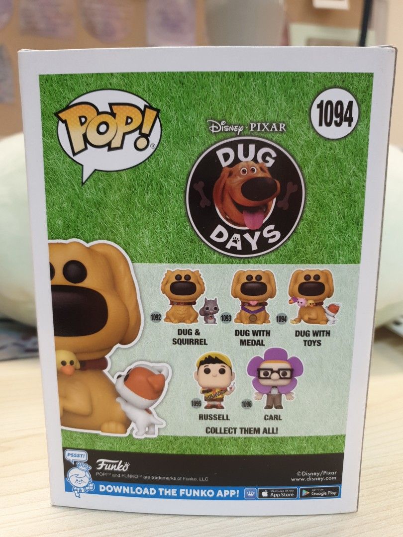 Funko Pop! Disney: Dug Days - Dug with Toys #1094, Hobbies & Toys, Toys ...