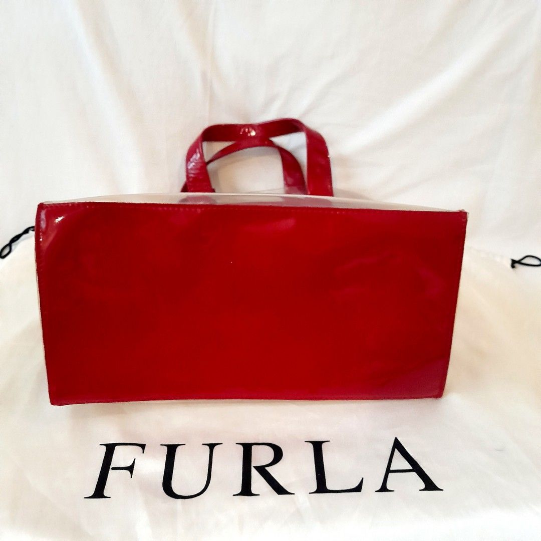Furla Transparent Clear Tote Bag on Carousell