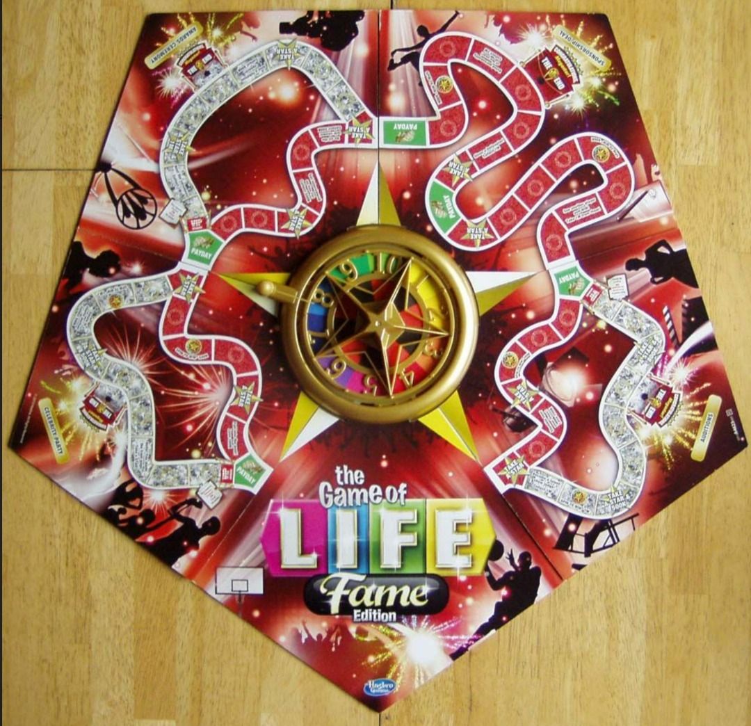 The Game of Life Board Game Fame Edition, Hobbies & Toys, Toys & Games ...