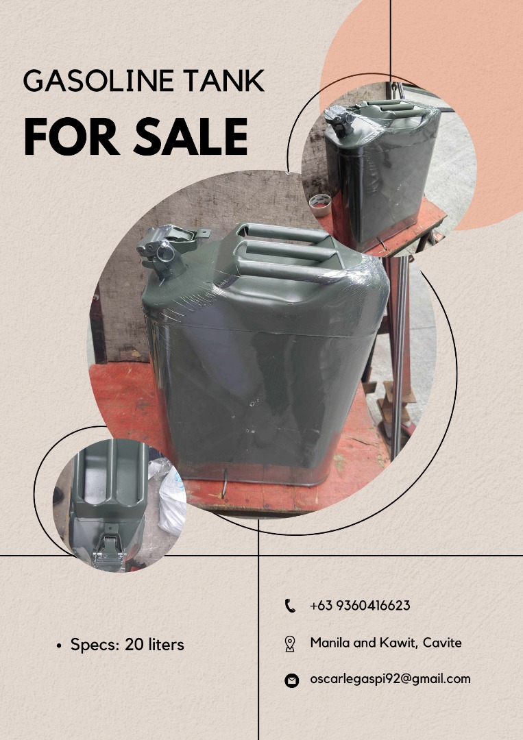Gasoline Tank, Commercial & Industrial, Construction Tools & Equipment ...