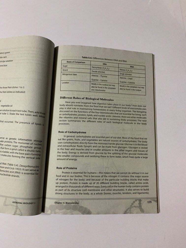 General Biology 1 Book for Grade 11 SHS (Rex Bookstore), Hobbies & Toys ...