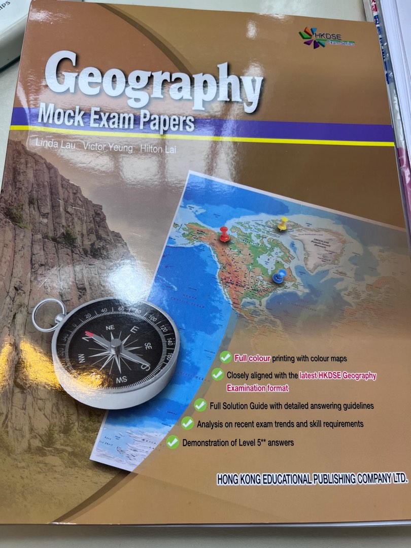 Geography Mock Exam Papers, 興趣及遊戲, 書本 & 文具, 書本及雜誌 - 補充練習 - Carousell
