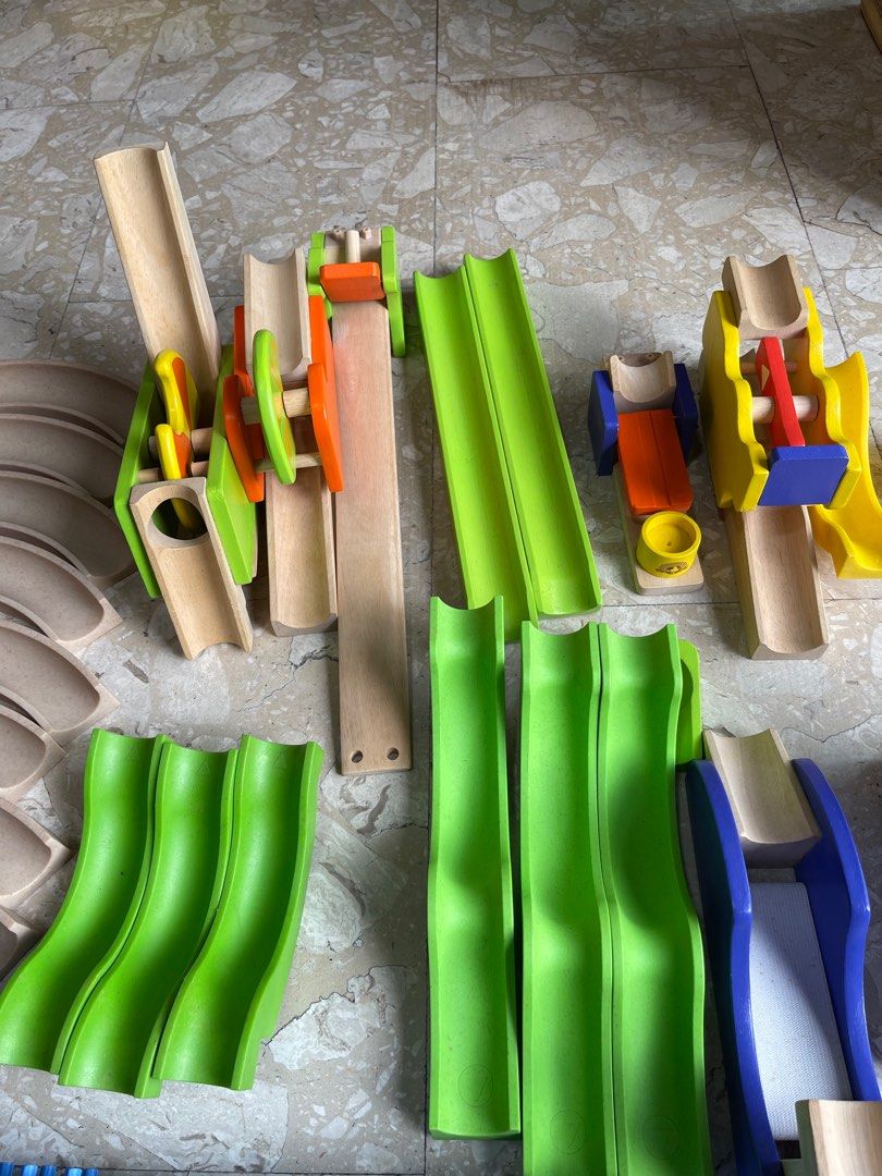 Giant lot of Wonder Trix Track Marble Run, Hobbies & Toys, Toys & Games ...