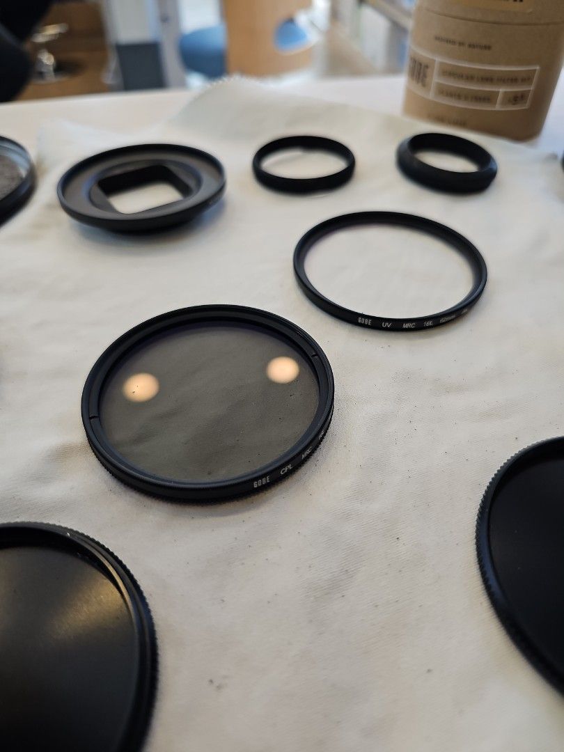 Gobe lens filter kit with moment anamorphic/fish eye lens, Photography ...