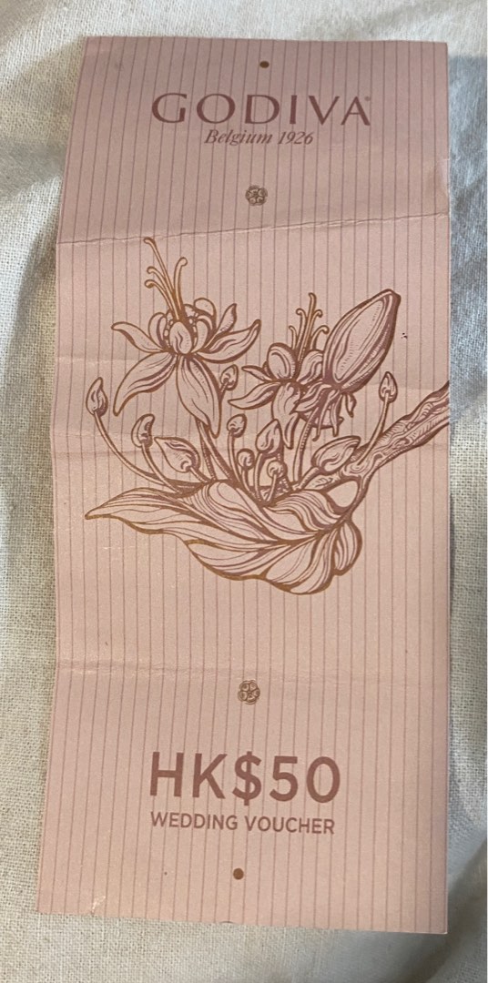 Godiva $50 Voucher, 門票＆禮券, 現金券、兌換券、禮券 - Carousell