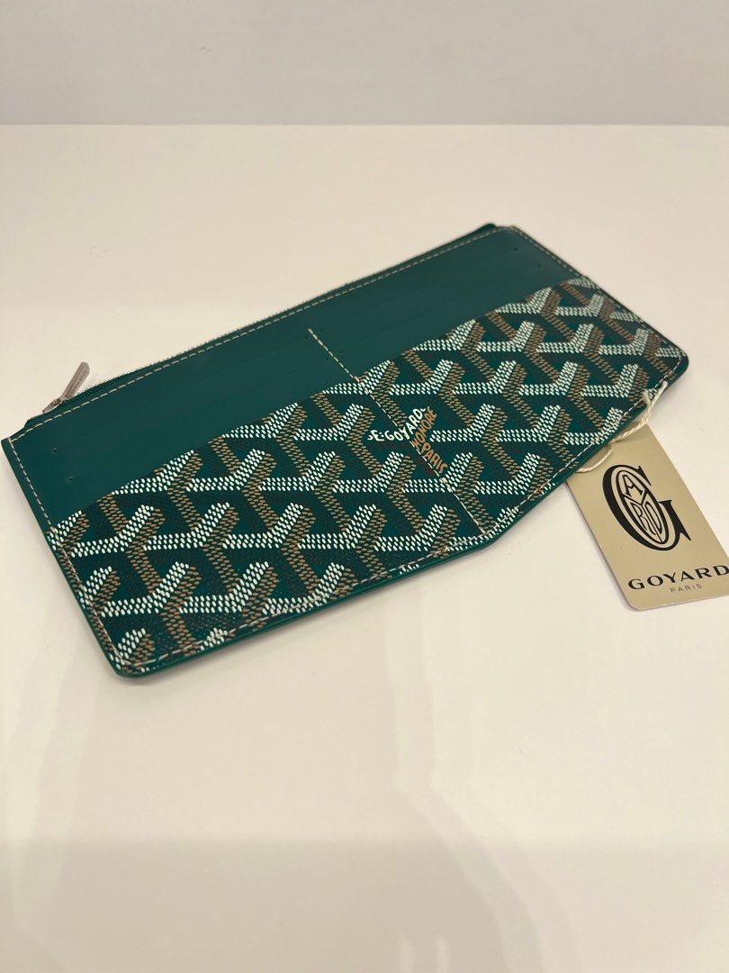 Goyard Insert Louise MM Green Pouch, Luxury, Bags & Wallets on Carousell
