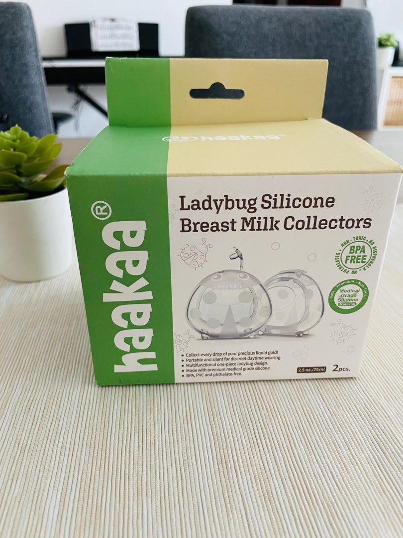 Haakaa Ladybug Silicone Breast Milk Collectors, Babies & Kids, Nursing ...