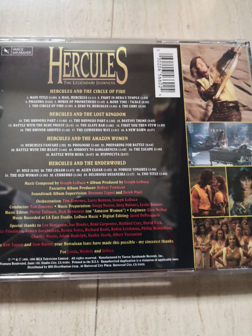 Hercules Original Soundtrack CD, Hobbies & Toys, Music & Media, CDs ...