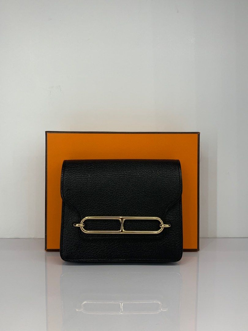 Hermes Roulis Slim Wallet with Zipped Pouch Mysore Leather, Luxury ...