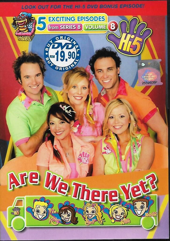 Hi-5 Are We There Yet DVD 2006 Series 8 Vol.8 Australian Children TV ...