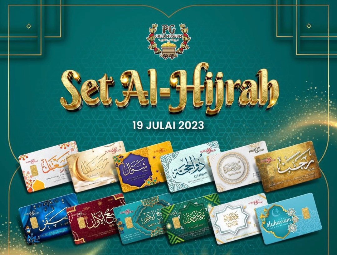 Hijrah Gold Bar 12pcs Set , Luxury, Accessories on Carousell