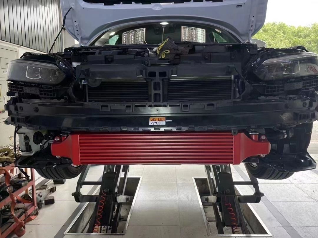 HONDA CIVIC 11TH GEN intercooler kit set and carbon air intake kit ...