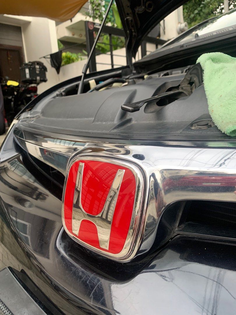 Honda Red H Emblems Made in Japan on Carousell
