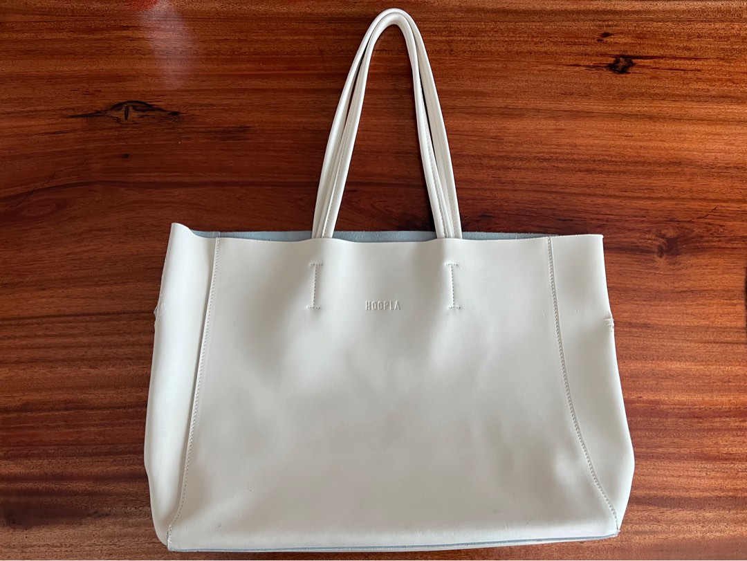 Hoopla Leather Totebag Made in Australia, Women's Fashion, Bags ...