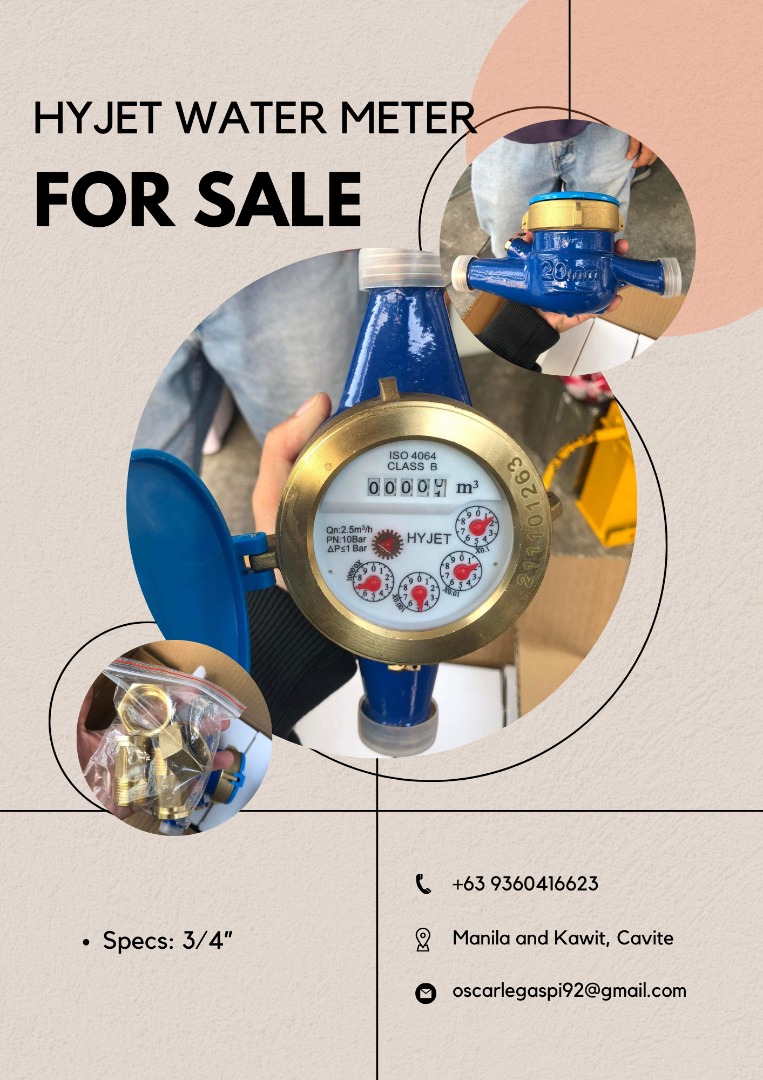 Hyjet Water Meter on Carousell