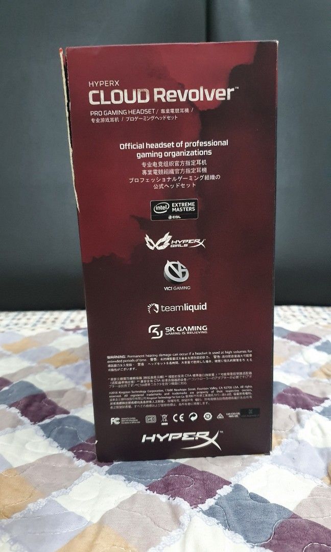 HyperX Cloud Revolver Gaming Headset for PC Xbox Mac iPhone Android PS4 ...