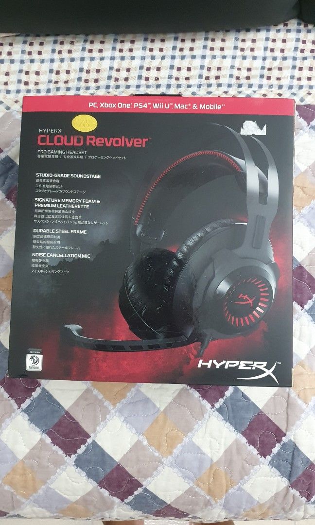 HyperX Cloud Revolver Gaming Headset for PC Xbox Mac iPhone Android PS4 ...
