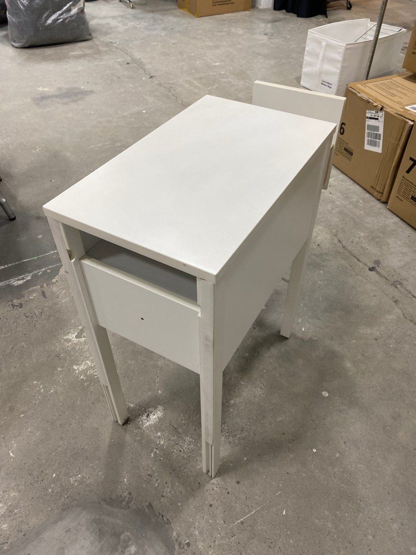 IKEA Nordli sidetable with drawer, Furniture & Home Living, Furniture ...