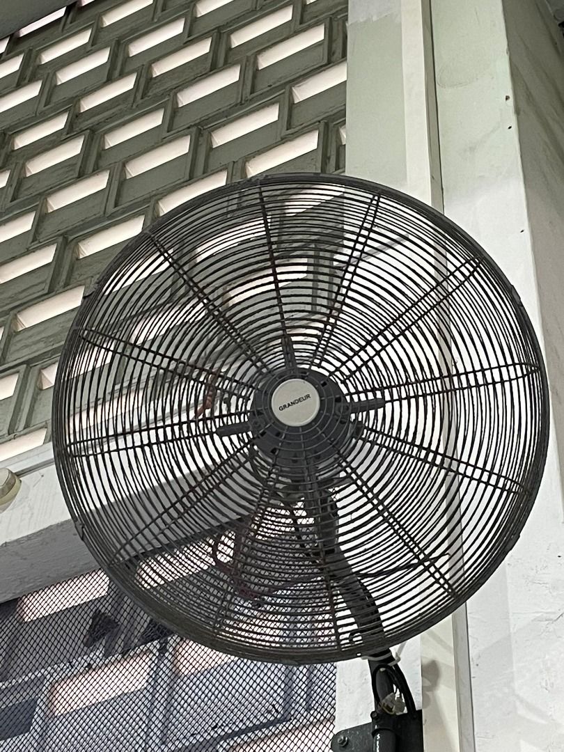 Industrial Wall Fans, Furniture & Home Living, Lighting & Fans, Fans on ...