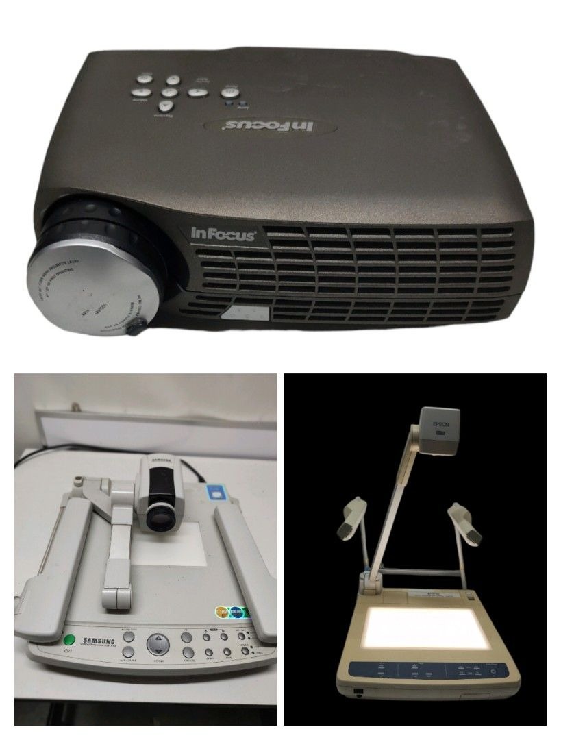 INFOCUS 1100 Lumens Mini Projector,SAMSUNG Digital Presenter, EPSON ...