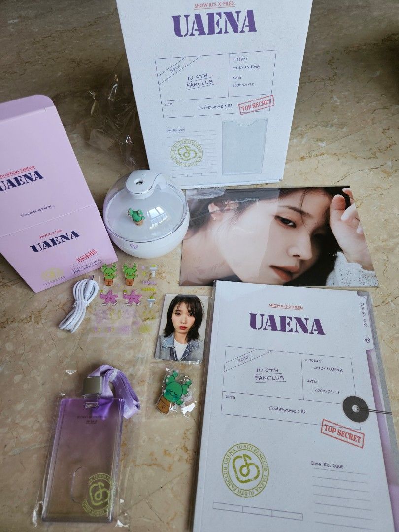 IU 6th Gen Fan Club Kit (Official Merchandise) 2023 UAENA, Hobbies ...