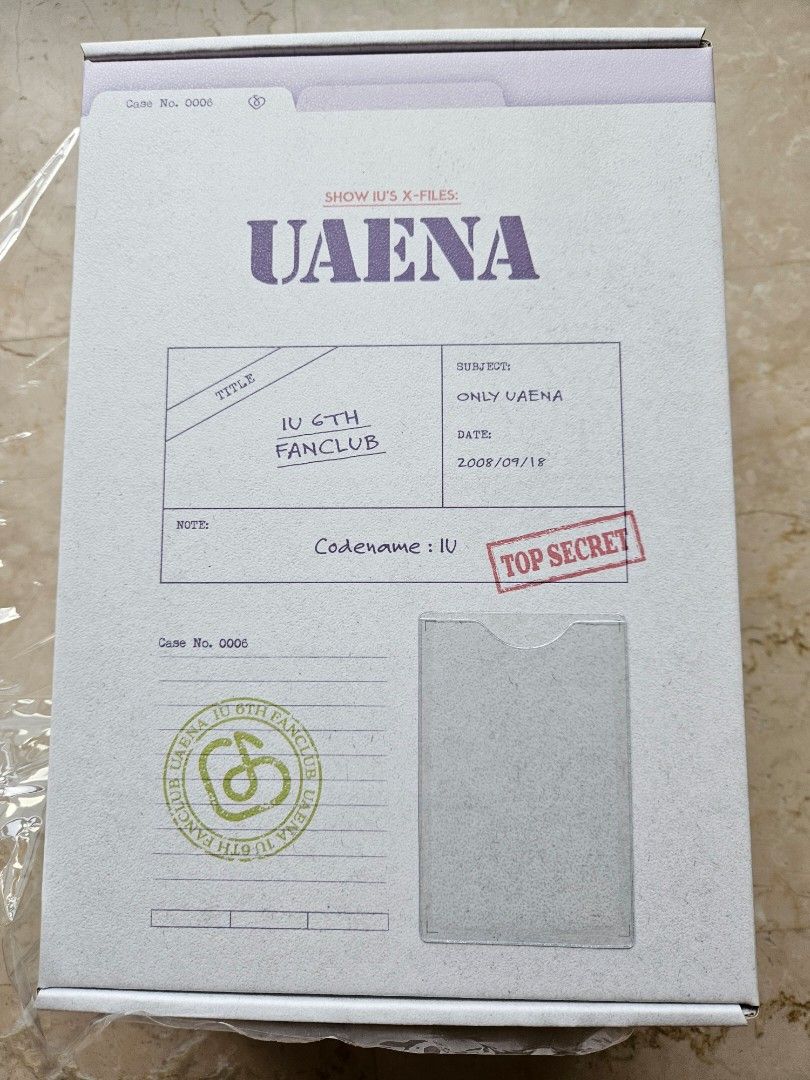 IU 6th Gen Fan Club Kit (Official Merchandise) 2023 UAENA, Hobbies ...