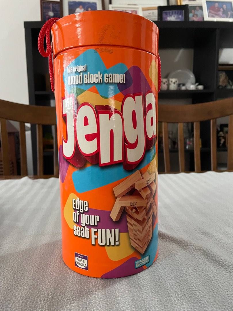 Jenga Wood Block game, Hobbies & Toys, Toys & Games on Carousell